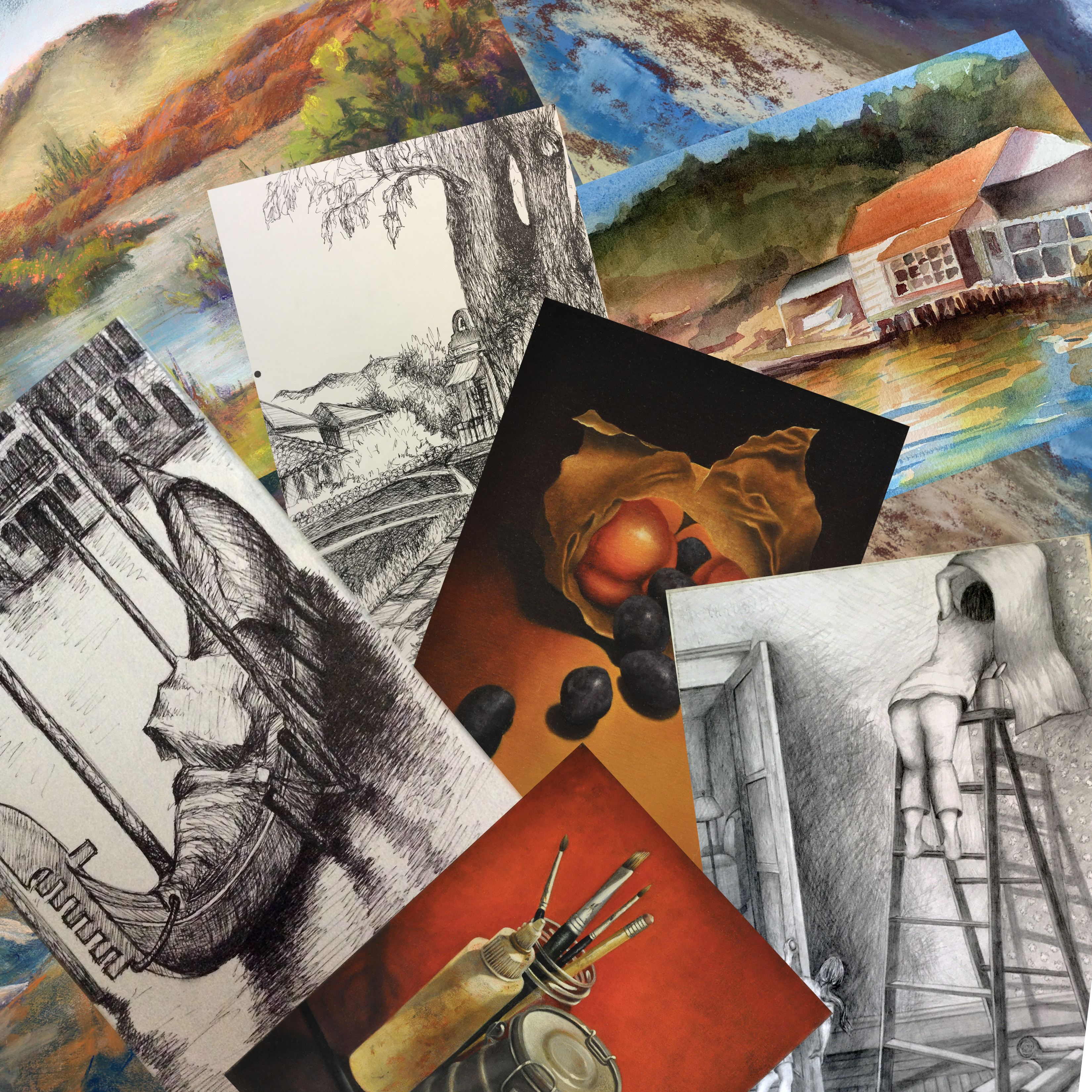 portfolio home – drawer, painter, potter